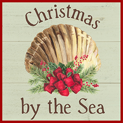 Christmas sea logo | Roaring Brook Art | Licensed Art & Design
